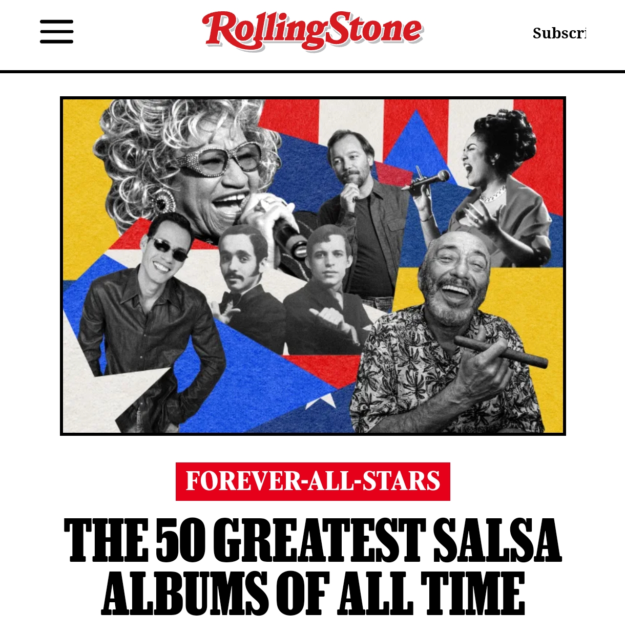 Los 50 Mejores Álbumes de Salsa de la Historia – Made of Music Latino